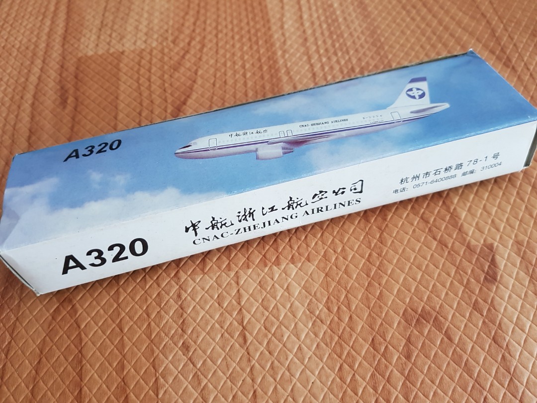 A320 model - CNAC - Zhejiang Airlines, Hobbies & Toys, Memorabilia ...