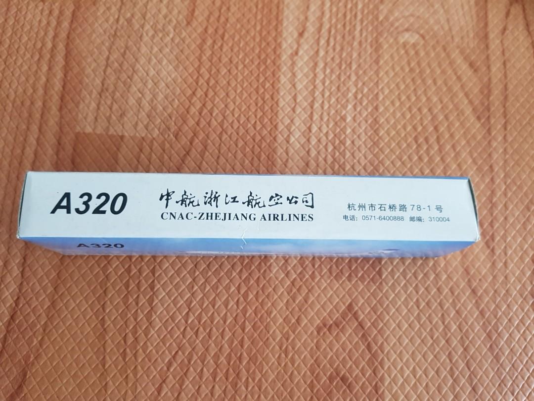 A320 model - CNAC - Zhejiang Airlines, Hobbies & Toys, Memorabilia ...