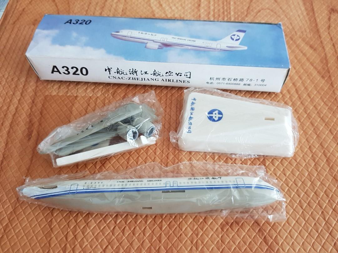 A320 model - CNAC - Zhejiang Airlines, Hobbies & Toys, Memorabilia ...