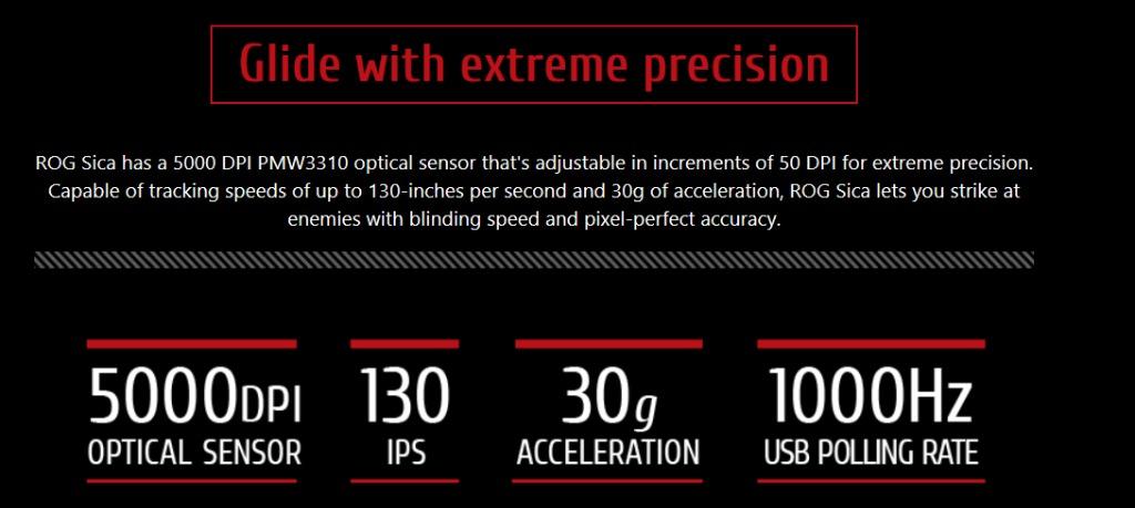 ASUS ROG SICA P301 gamers mouse, Computers & Tech, Parts & Accessories ...