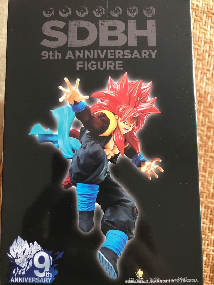 Bandai Banpresto Dragon Ball Super SDBH 9th Anniversary Figure Super Saiyan 4 Xeno Gogeta ...