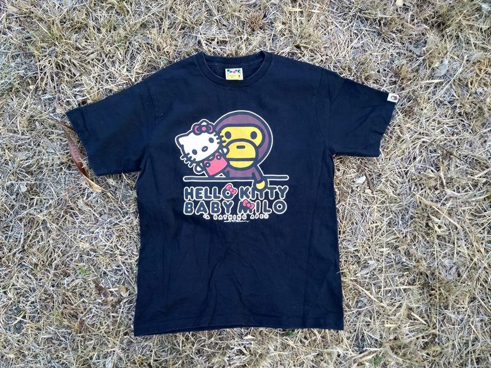 BAPE BABY MILO X HELLO KITTY, Men's Fashion, Tops & Sets, Sleep and ...