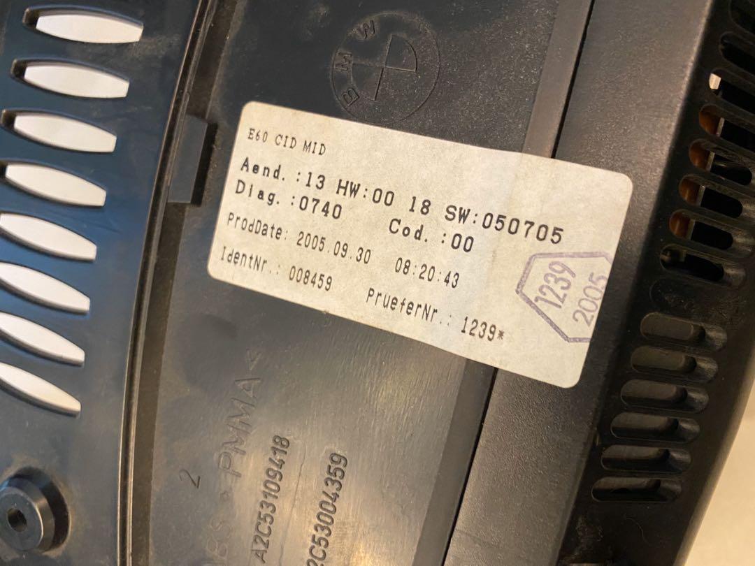 BMW E60 iDrive Display / monitor, Auto Accessories on Carousell