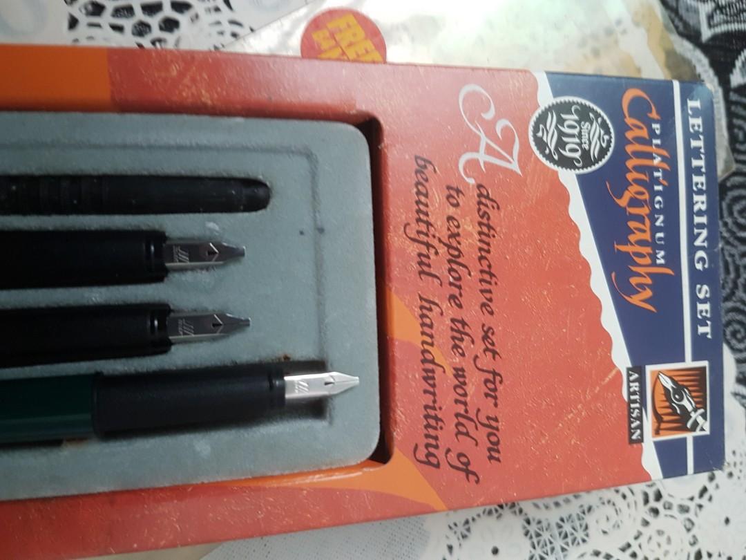 Calligraphy Lettering Set - ARTISAN, Hobbies & Toys, Stationery & Craft ...