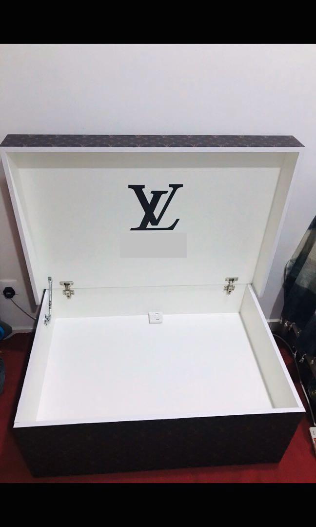 Custom Box Louis Vuitton LV Large and Nike Shoe Large, Furniture & Home ...