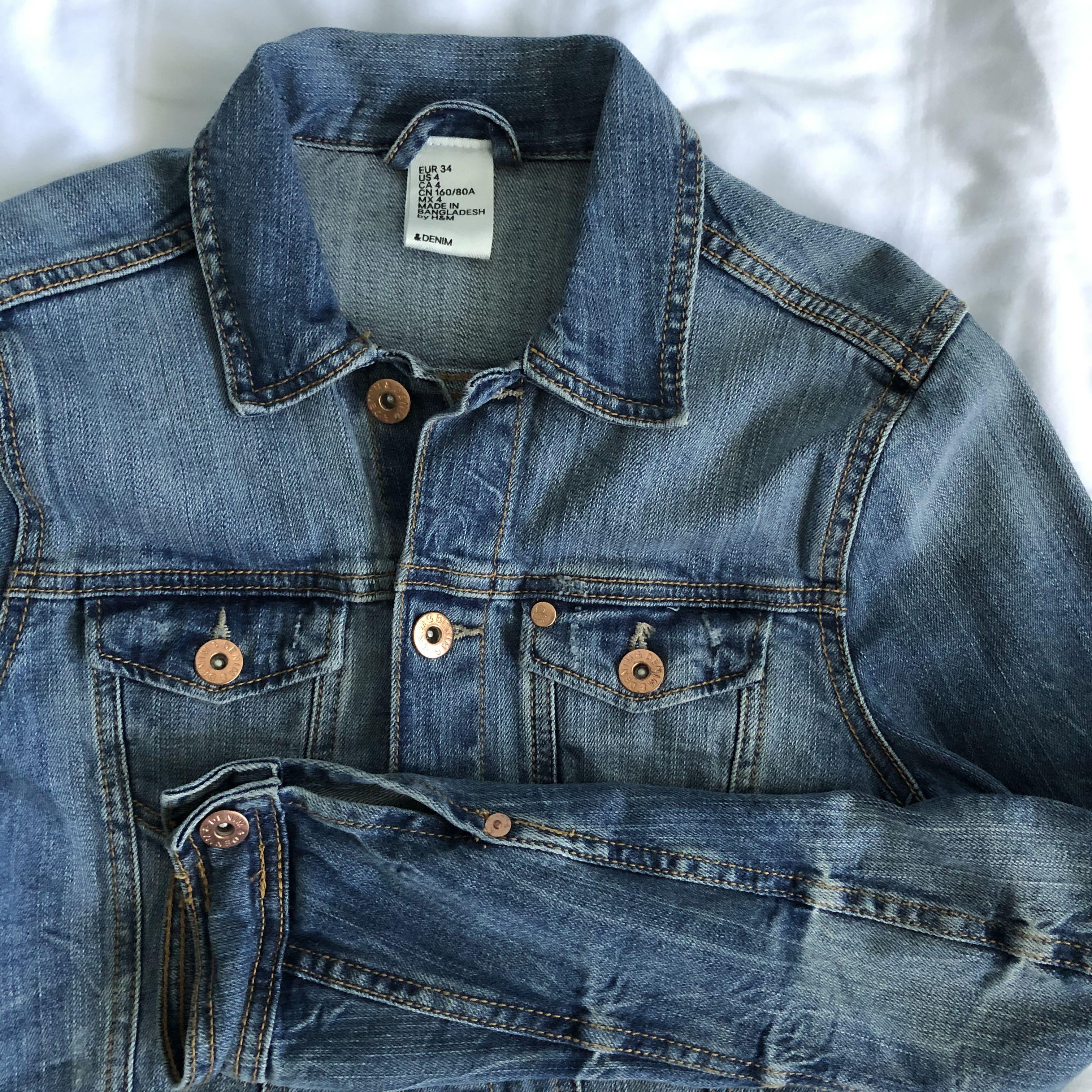 y2k denim jacket, Women's Fashion, Coats, Jackets and Outerwear on ...
