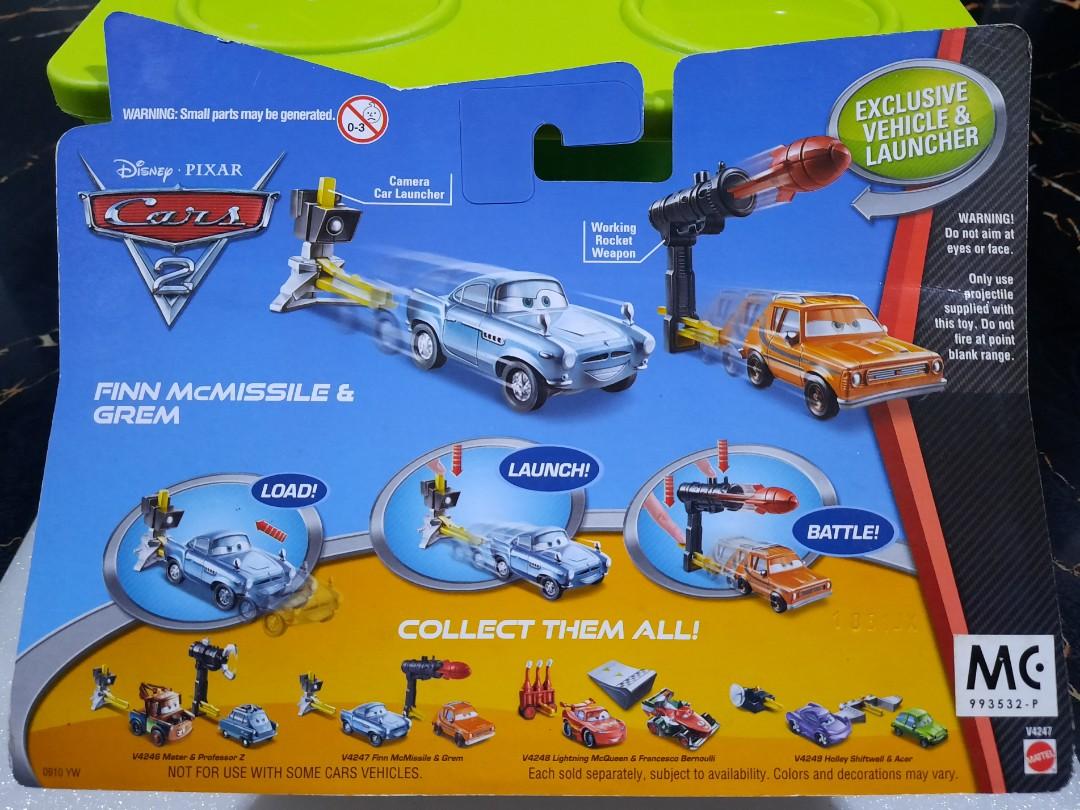 Disney PIXAR Cars 2 Action Agents:Finn McMissile & Grem, Hobbies & Toys ...
