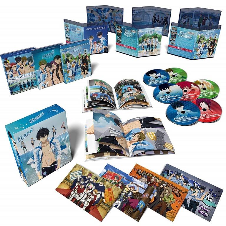 Free! Movie Collection Limited Edition Box Set Anime Blu-Ray/DVD ...