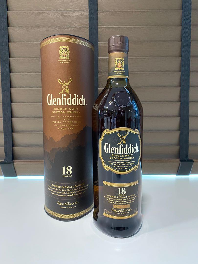 Glenfiddich 18 Years Old Married In Small Batches, Food & Drinks ...