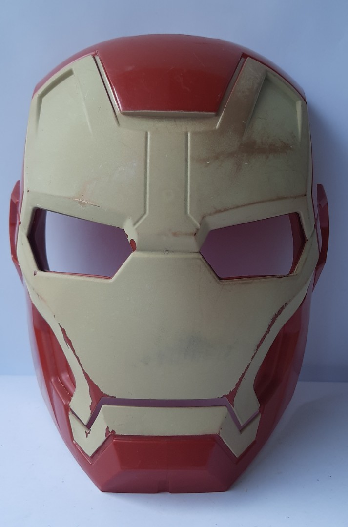 Ironman Battle Damage Mask for Adult, Hobbies & Toys, Toys & Games on ...