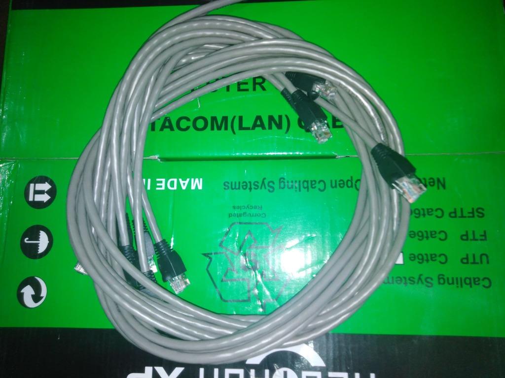 LAN CABLE (30 meters )ETHERNET CAT6 WITH RJ45 AND RUBBER BOOT MODULAR ...