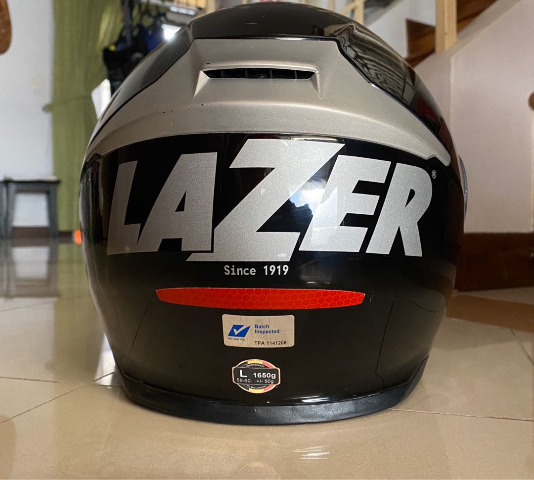 Laser modular helmet, Motorcycles, Motorcycle Apparel on Carousell