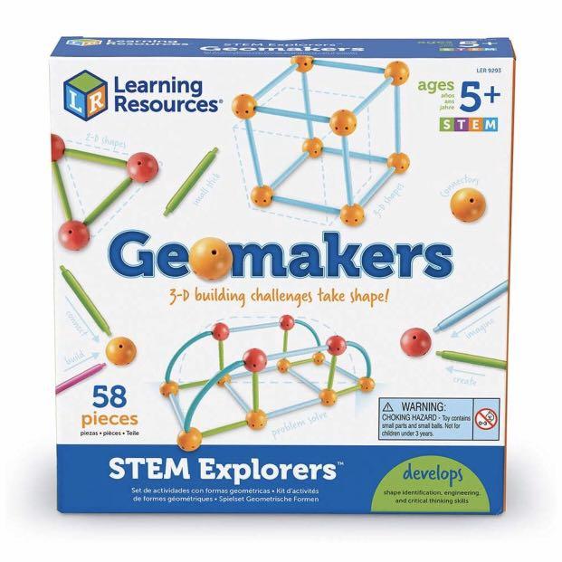 Learning Resources STEM Explorers Geomakers, Toys & Games, Bricks & Figurines on Carousell