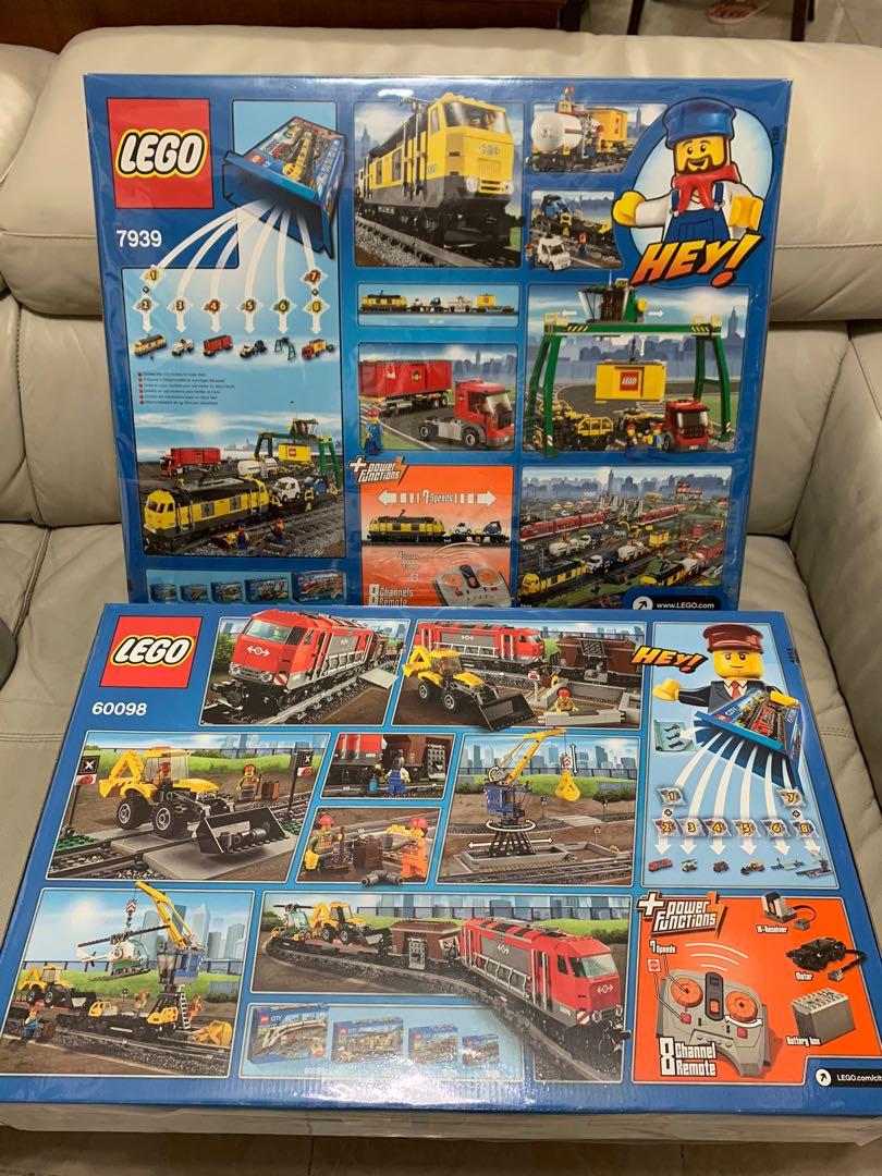 Lego City 7939 60098 Cargo Train set 運貨火車, 興趣及遊戲, 玩具 & 遊戲類 - Carousell