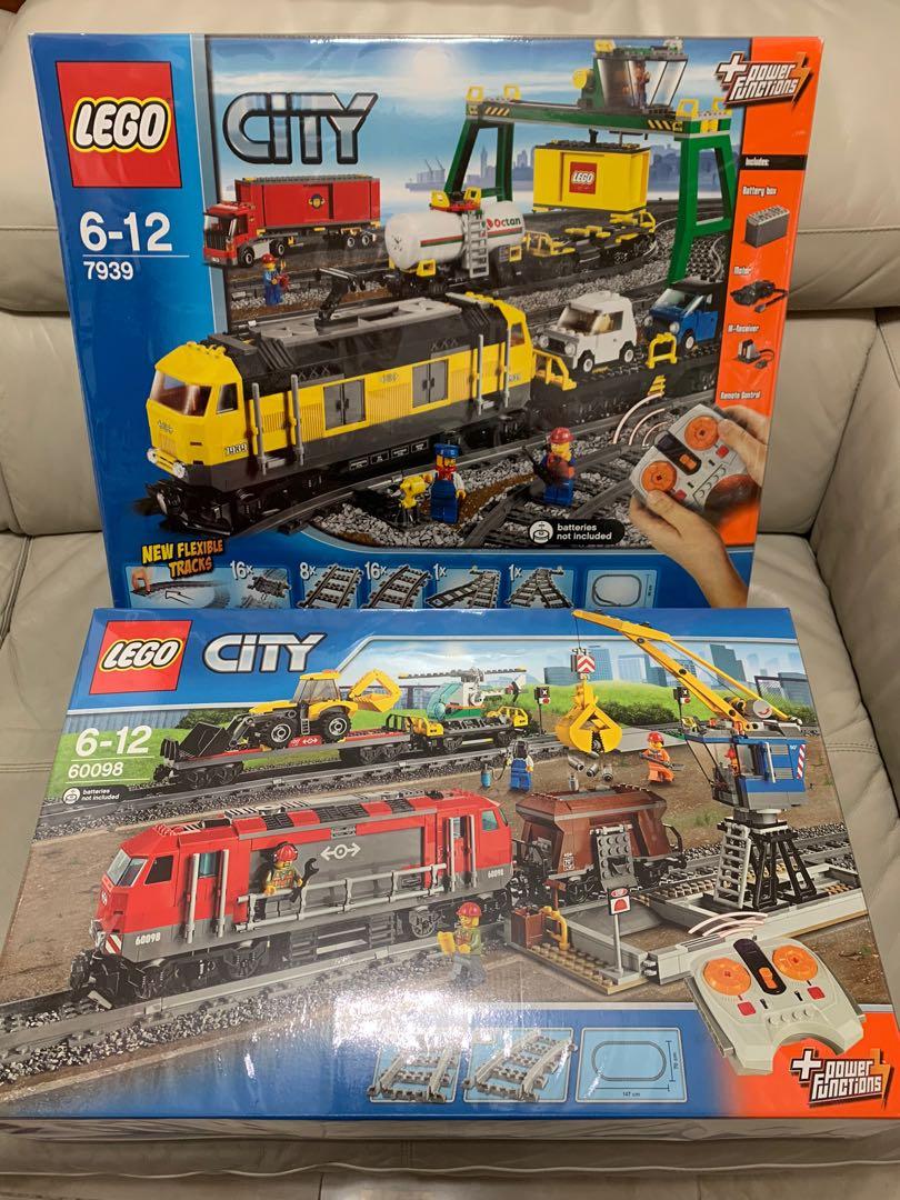Lego City 7939 60098 Cargo Train set 運貨火車, 興趣及遊戲, 玩具 & 遊戲類 - Carousell