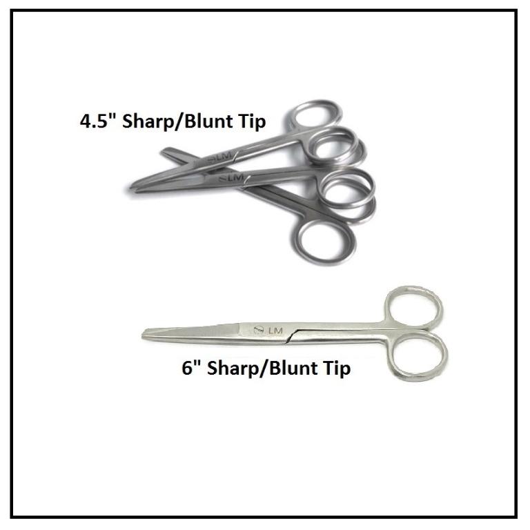 LM STANDARD/CLIP Nurse Scissors (Sharp Blunt Tip for Nursing) by ...