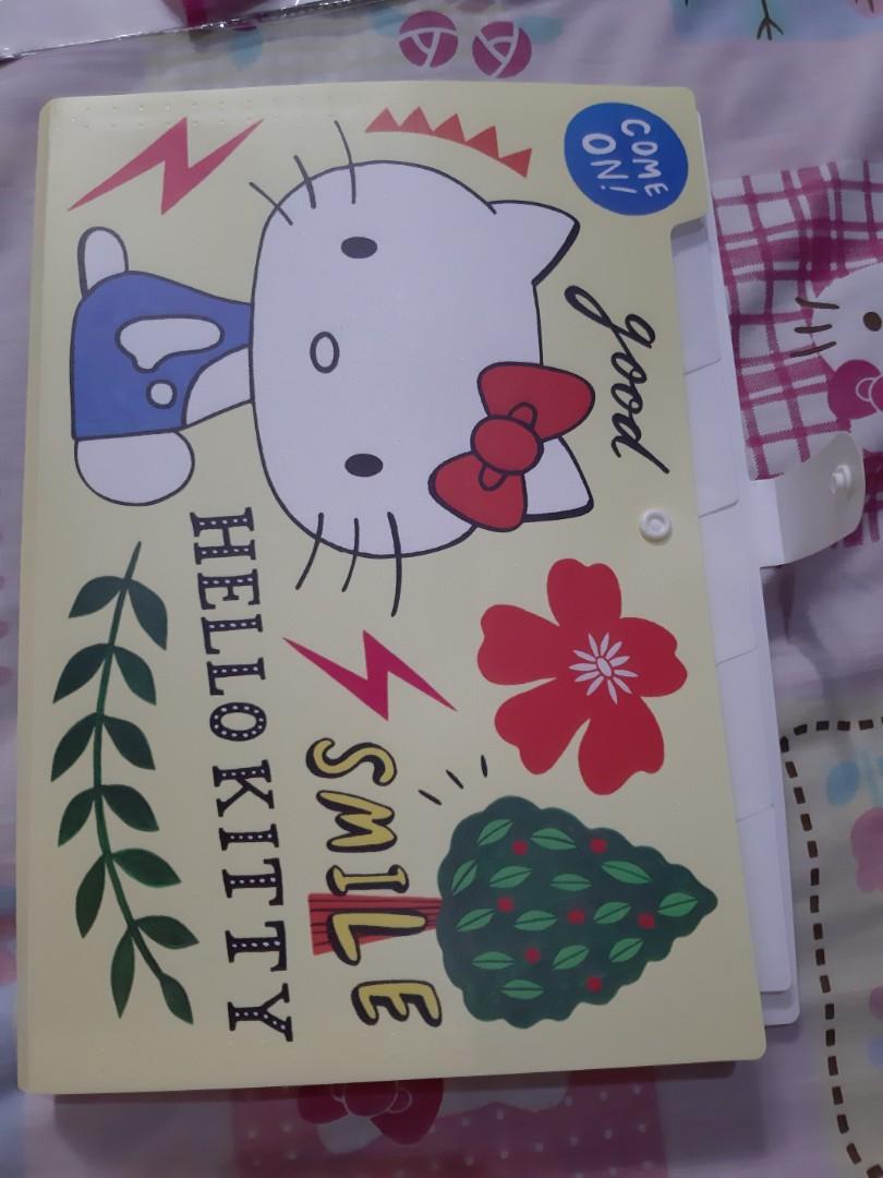 Map File Hello Kitty Japan, Buku & Alat Tulis, Alat Tulis di Carousell