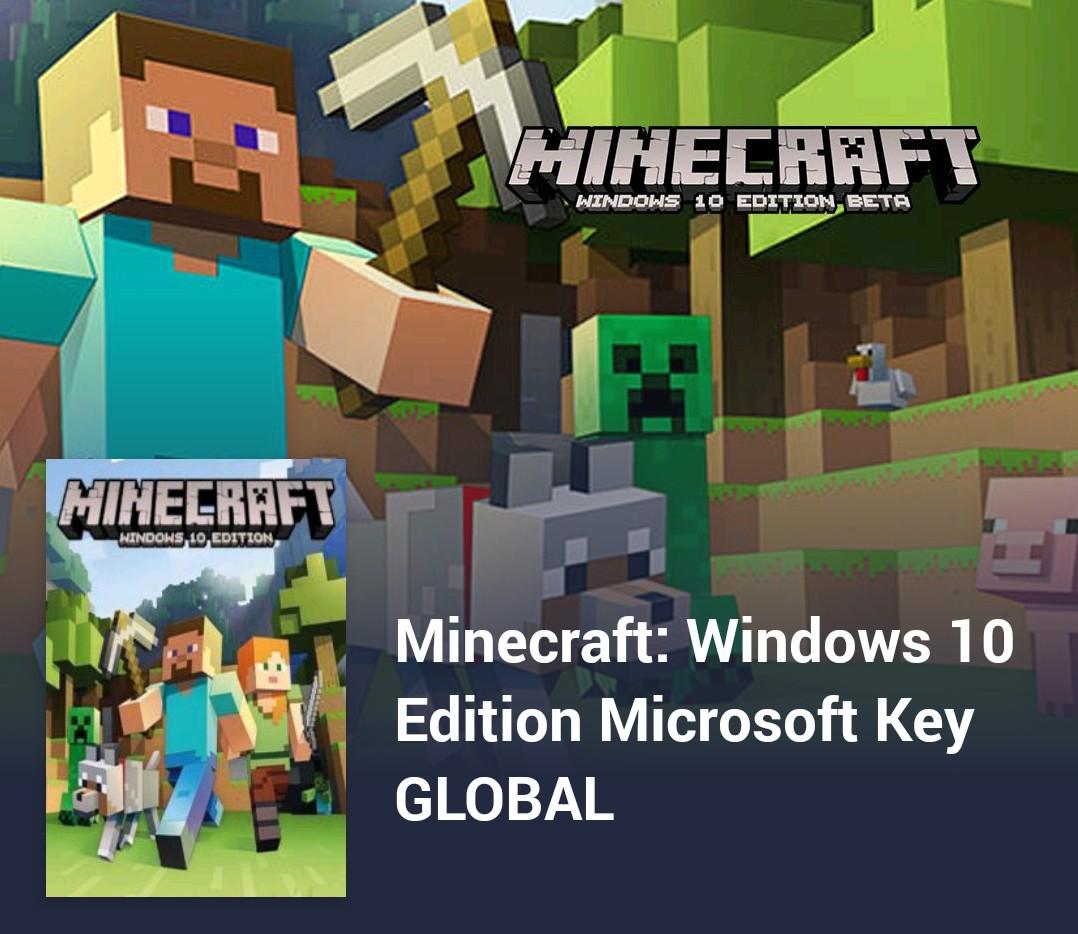 Minecraft Global Windows Key, Toys & Games, Video Gaming, Video Games ...