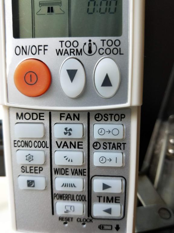 Mitsubishi Aircon Remote Control SG10A SG10B SG10C, TV & Home ...