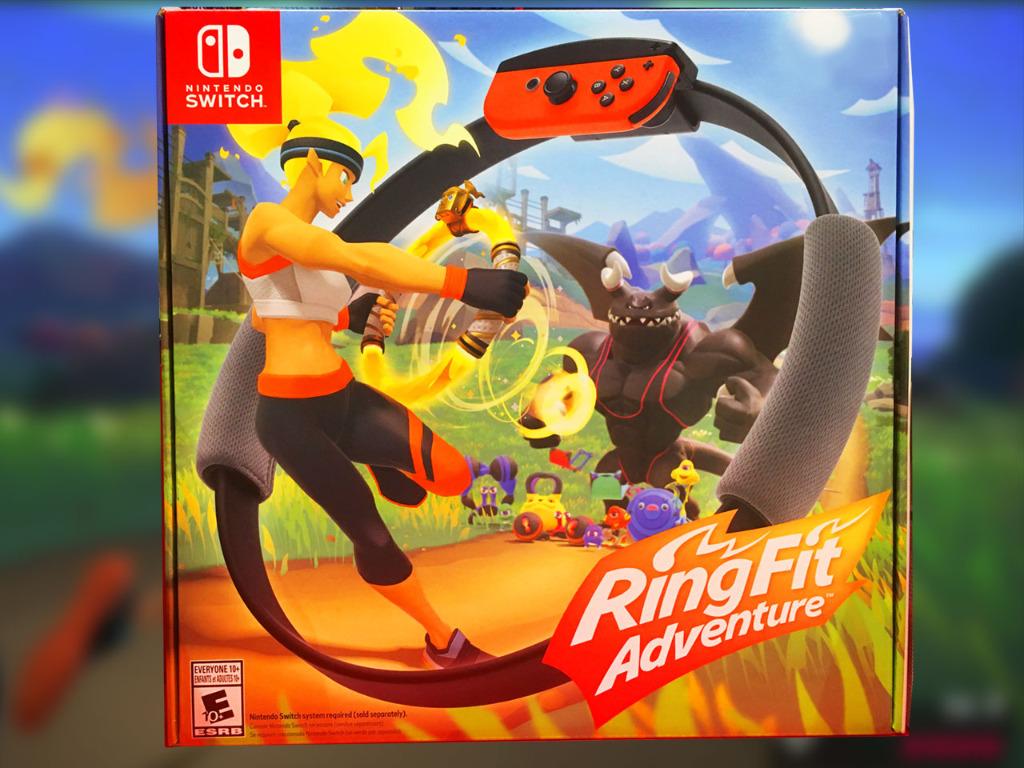 Nintendo Switch GEN 2 + Ring Fit, Video Gaming, Video Games, Nintendo ...