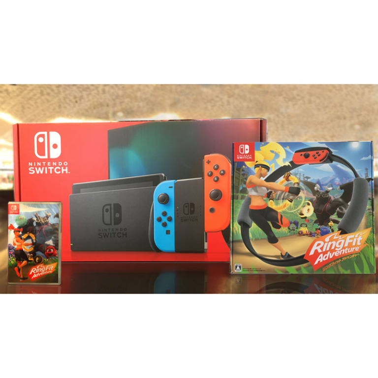 Nintendo Switch GEN 2 + Ring Fit, Video Gaming, Video Games, Nintendo ...