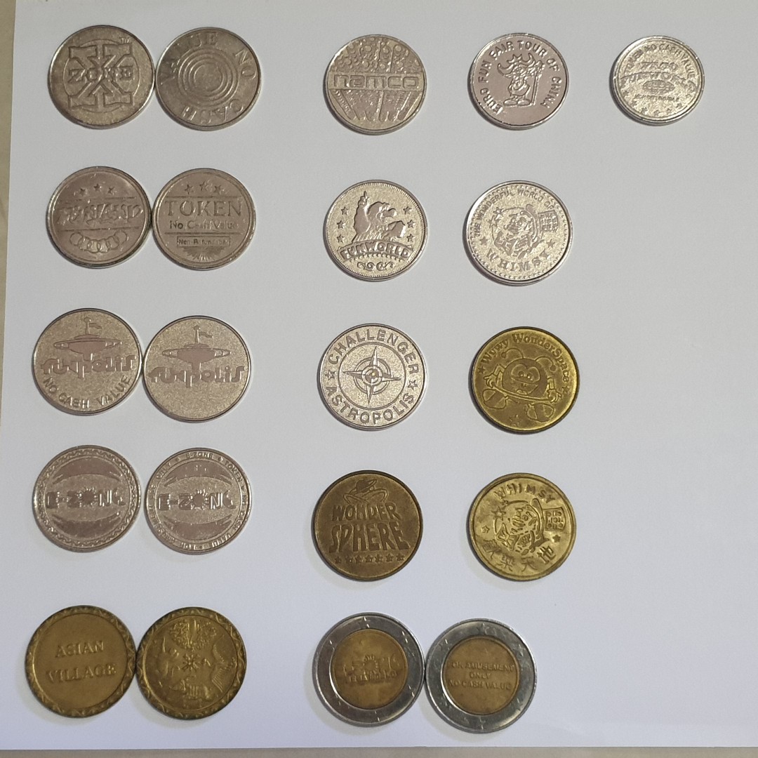 Old Arcade Tokens Vintage Collectibles, Hobbies & Toys, Memorabilia ...