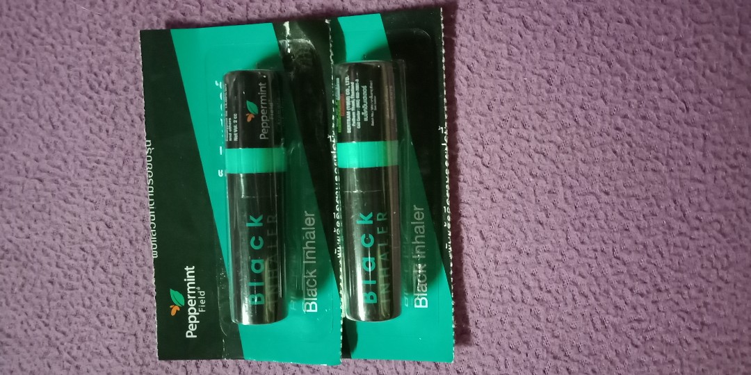 Peppermint Field Black Inhaler, Beauty & Personal Care, Fragrance ...
