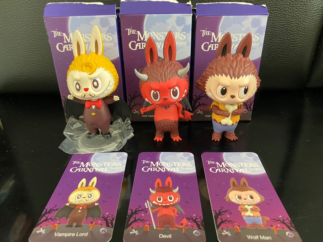 Popmart Halloween Labubu The Monsters Carnival series- Vampire Lord ...
