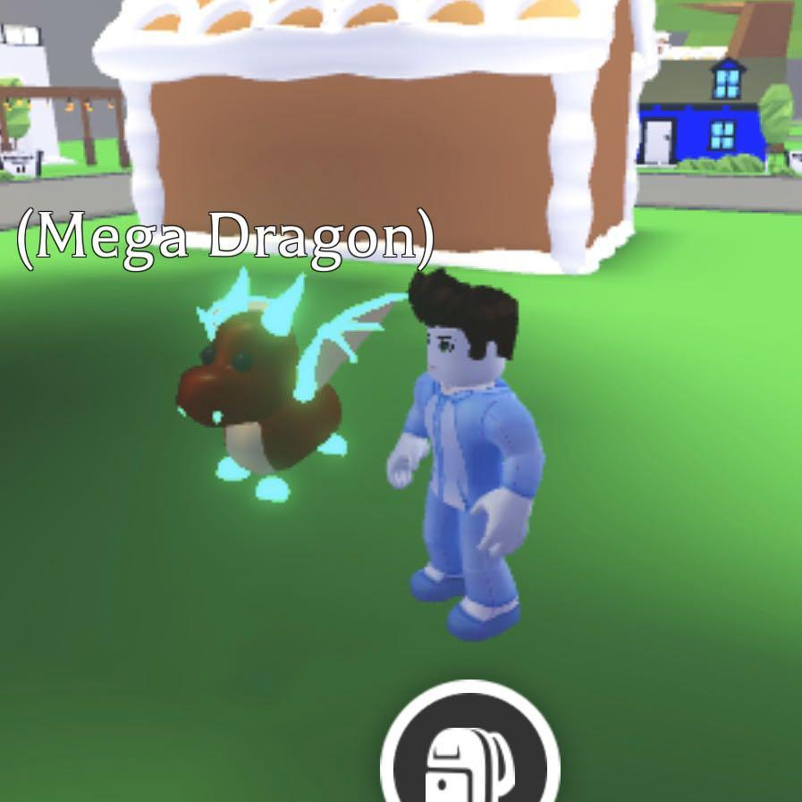Roblox ADOPT ME! MEGA NEON DRAGON, Video Gaming, Gaming Accessories ...