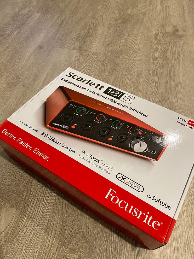 Scarlett 18i8 2nd Gen Audio Interface, Audio, Soundbars, Speakers ...