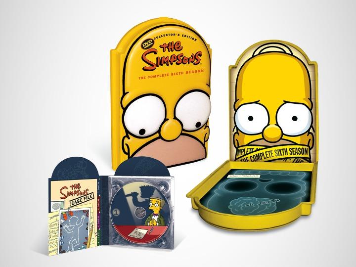 Simpsons Complete Season 6 Limited Edition DVD Set (Homer's Head ...