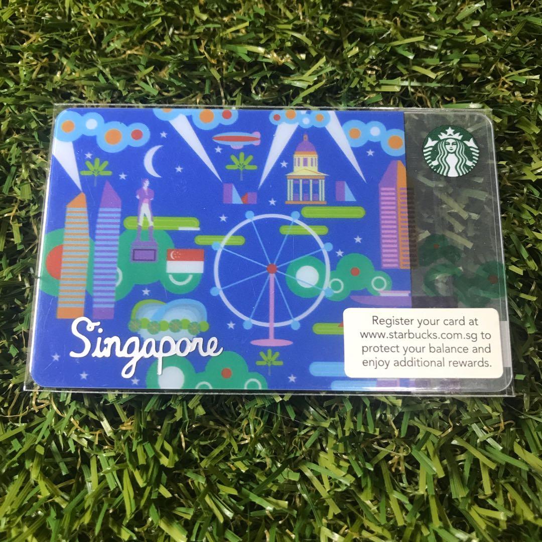Singapore Starbucks City Card (Dark Blue), Hobbies & Toys, Memorabilia ...