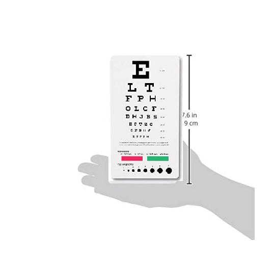 Snellen Chart by Prestige Medical (pocket sized) LABMEDSG: Labman ...