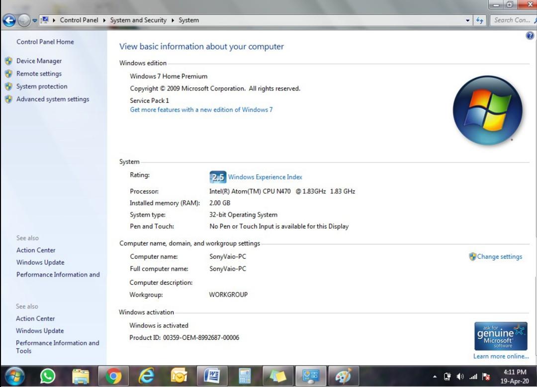 Sony Vaio Netbook 10 inch, Computers & Tech, Laptops & Notebooks on ...