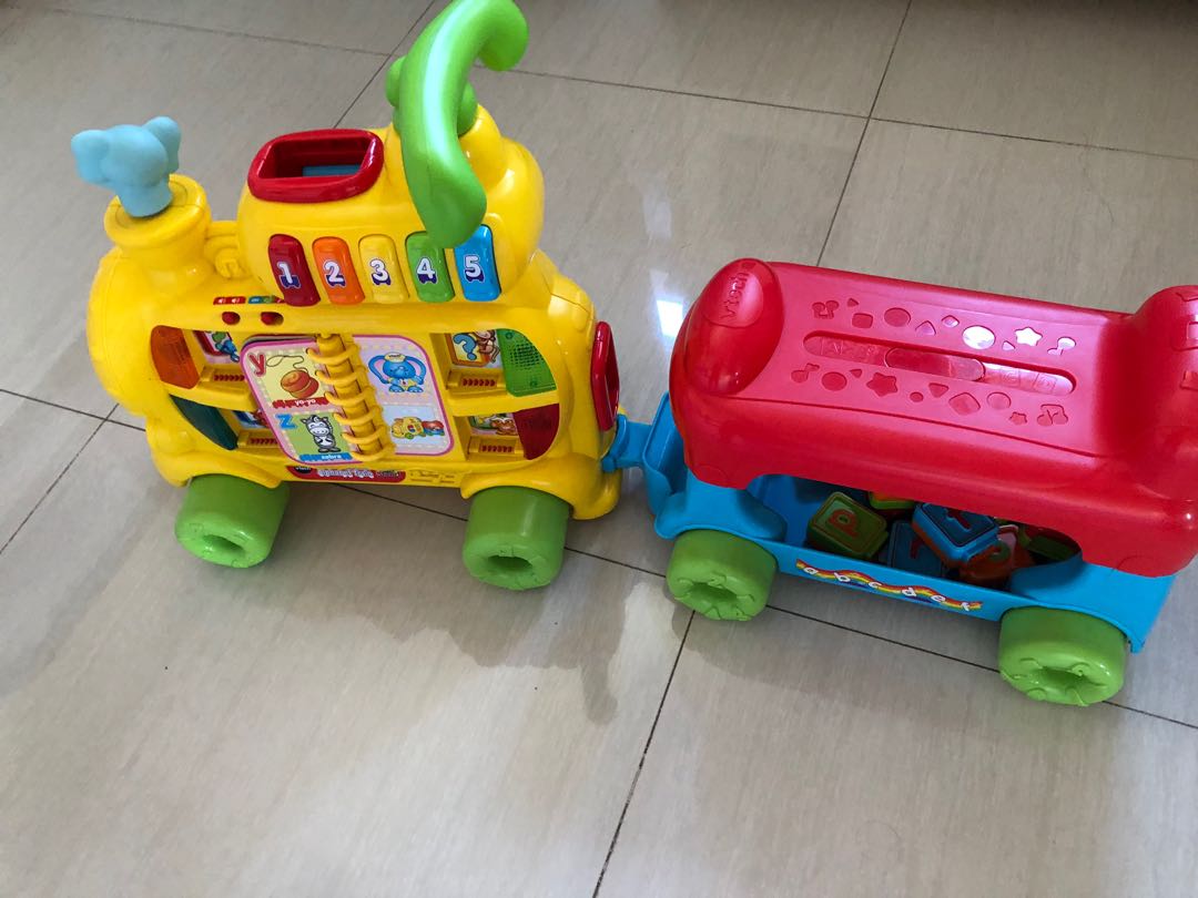 VTech Sit-To-Stand Alphabet Train, Babies & Kids, Infant Playtime on ...
