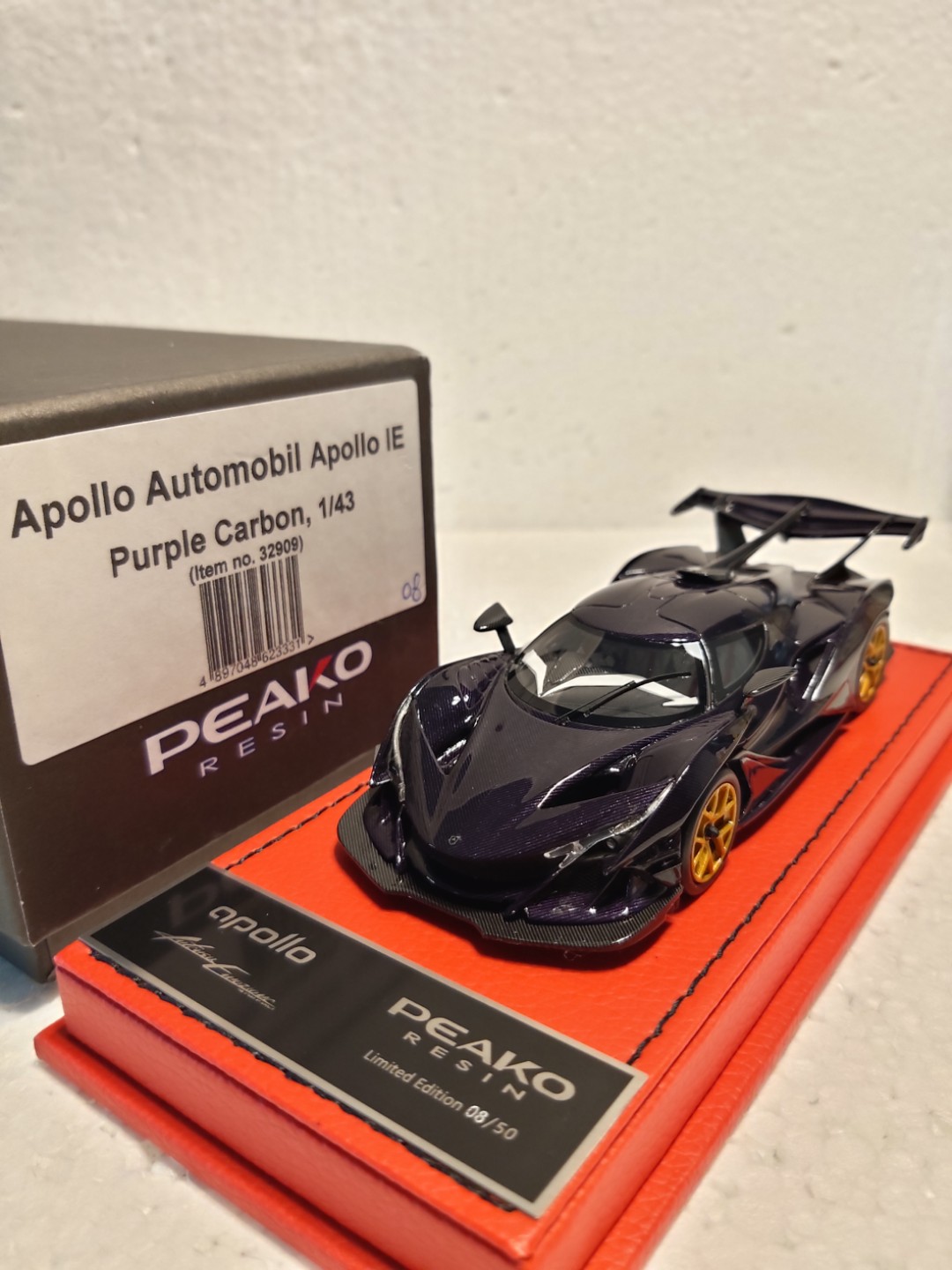 1:43 Apollo IE purple carbon #8/50 Peako, 興趣及遊戲, 旅行, 旅遊 - 旅行必需品及用品 ...