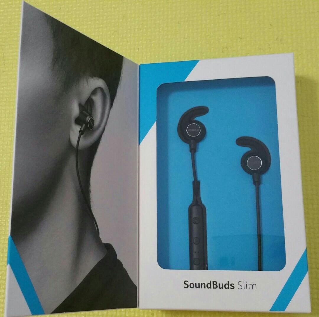 ANKER SoundBuds Slim Bluetooth Earbuds, Audio, Earphones on Carousell