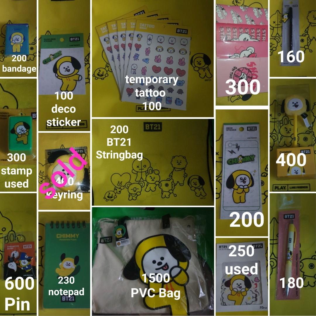 BT21 Official Merchandise (Chimmy, Tata, RJ, Cooky), Hobbies & Toys ...