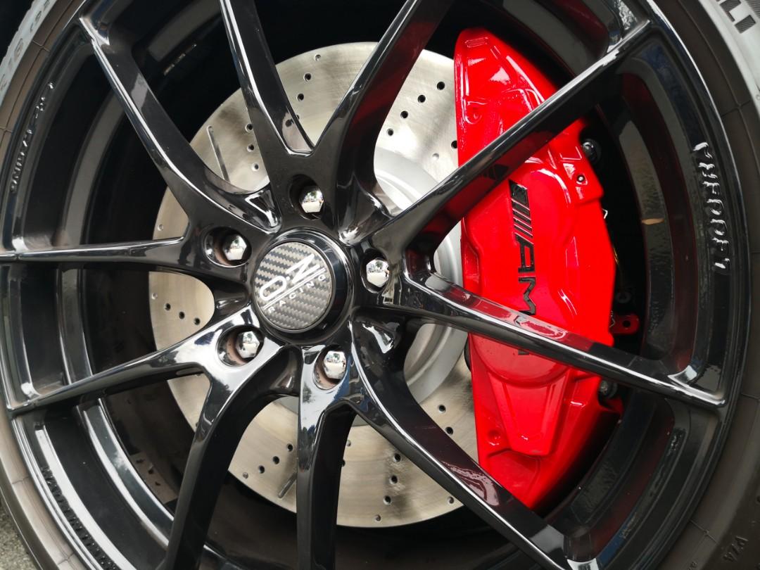 Genuine Mercedes A45 AMG 4POT Brake kit For A Class , GLA , CLA , w176 , w117 , x156 , w177 ...