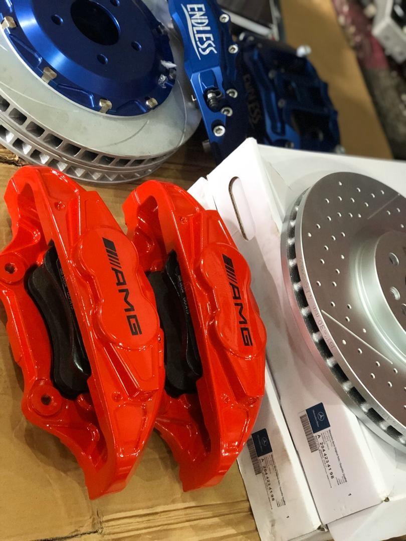 Genuine Mercedes A45 AMG 4POT Brake kit For A Class , GLA , CLA , w176 , w117 , x156 , w177 ...