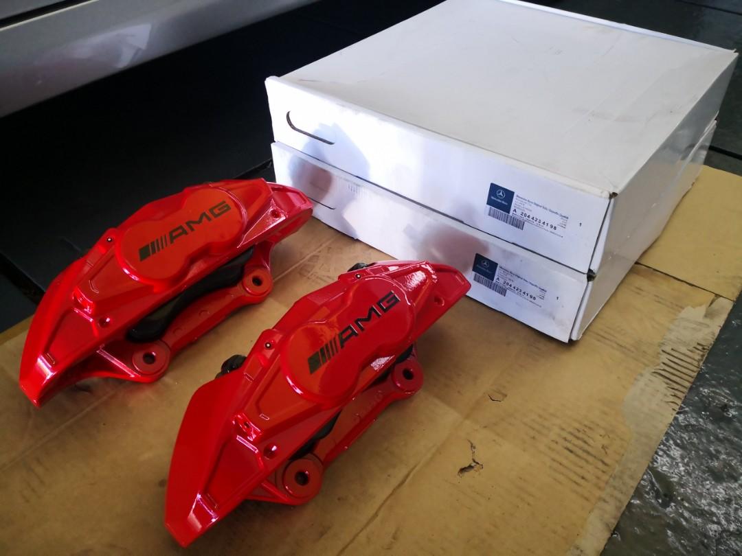 Genuine Mercedes A45 AMG 4POT Brake kit For A Class , GLA , CLA , w176 , w117 , x156 , w177 ...
