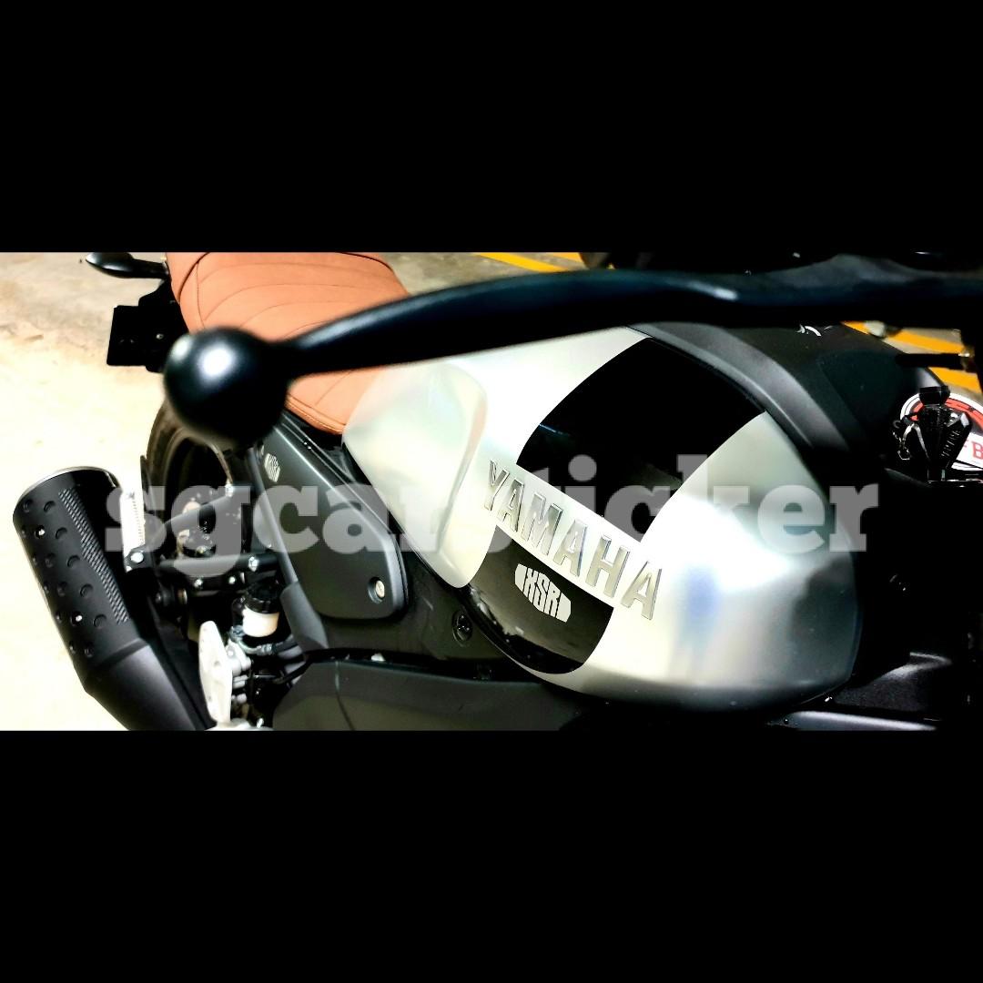 Yamaha XSR 155 Fuel Tank + Fuel Cover Sticker Design, Template Creation ...