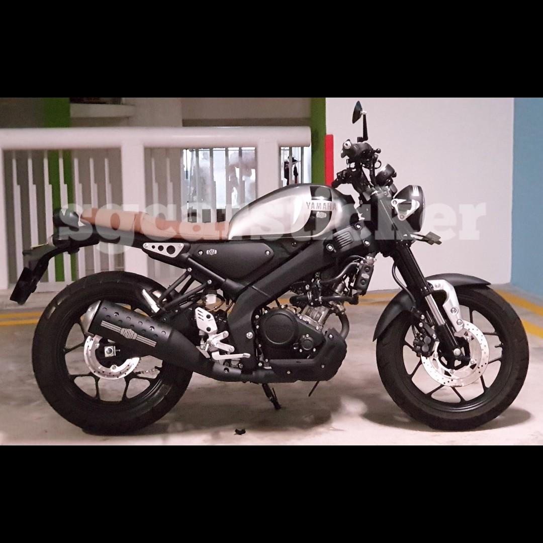 Yamaha XSR 155 Fuel Tank + Fuel Cover Sticker Design, Template Creation ...