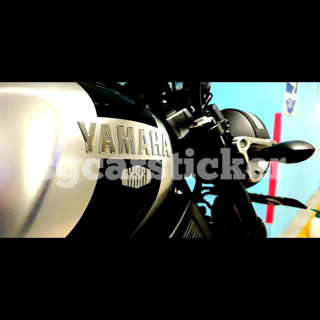 Yamaha XSR 155 Fuel Tank + Fuel Cover Sticker Design, Template Creation ...