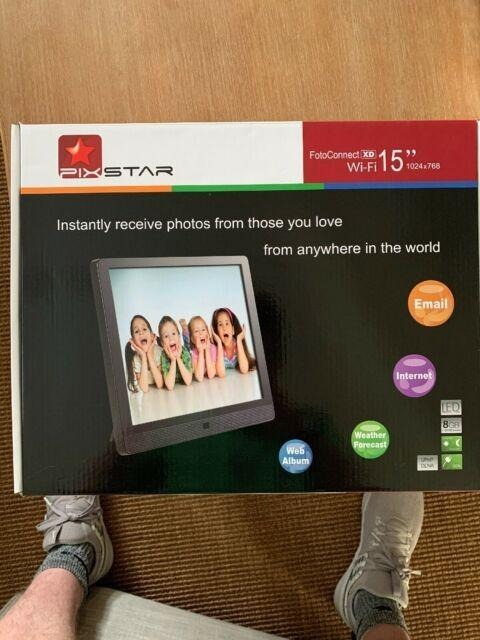 pix-star fotoconnect xd 15-inch digital photo frame, Photography ...