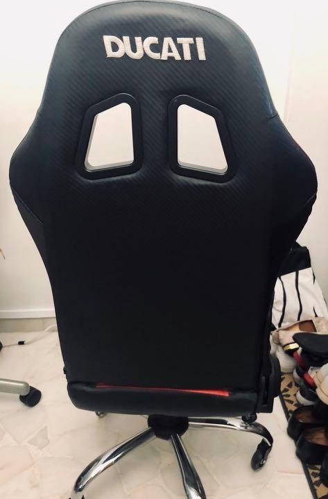 Rare Ducati Racing office chair, Furniture & Home Living, Furniture ...