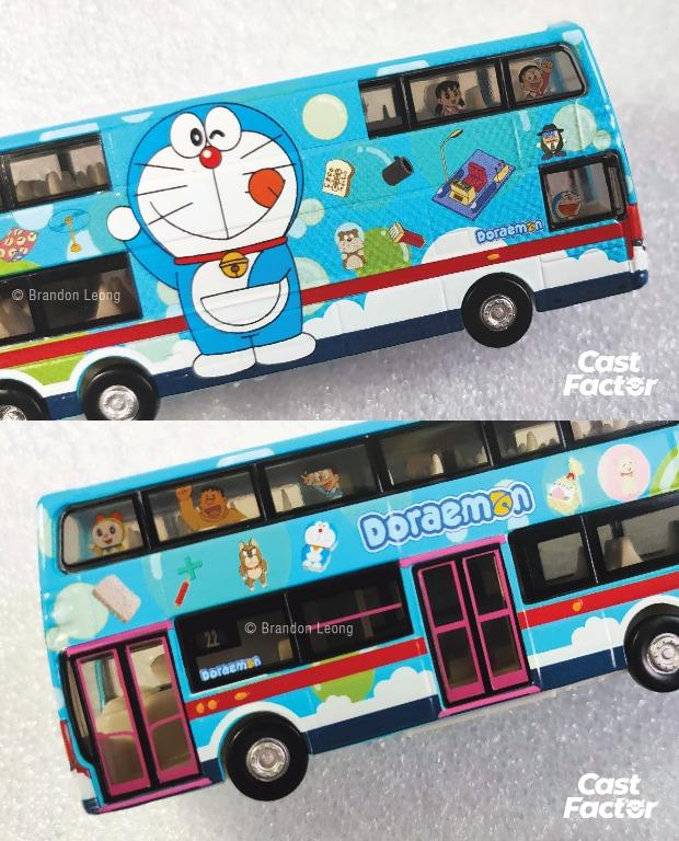 TINY Doraemon Series - Diecast Doraemon HK B9TL Double Decker Bus ...