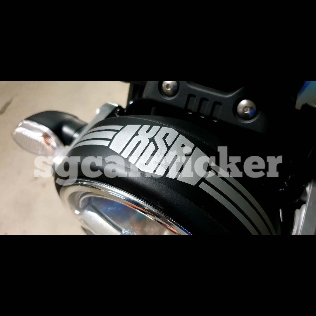 Yamaha XSR 155 Headlamp Casement All Weather XSR Sticker - 2 Pieces ...