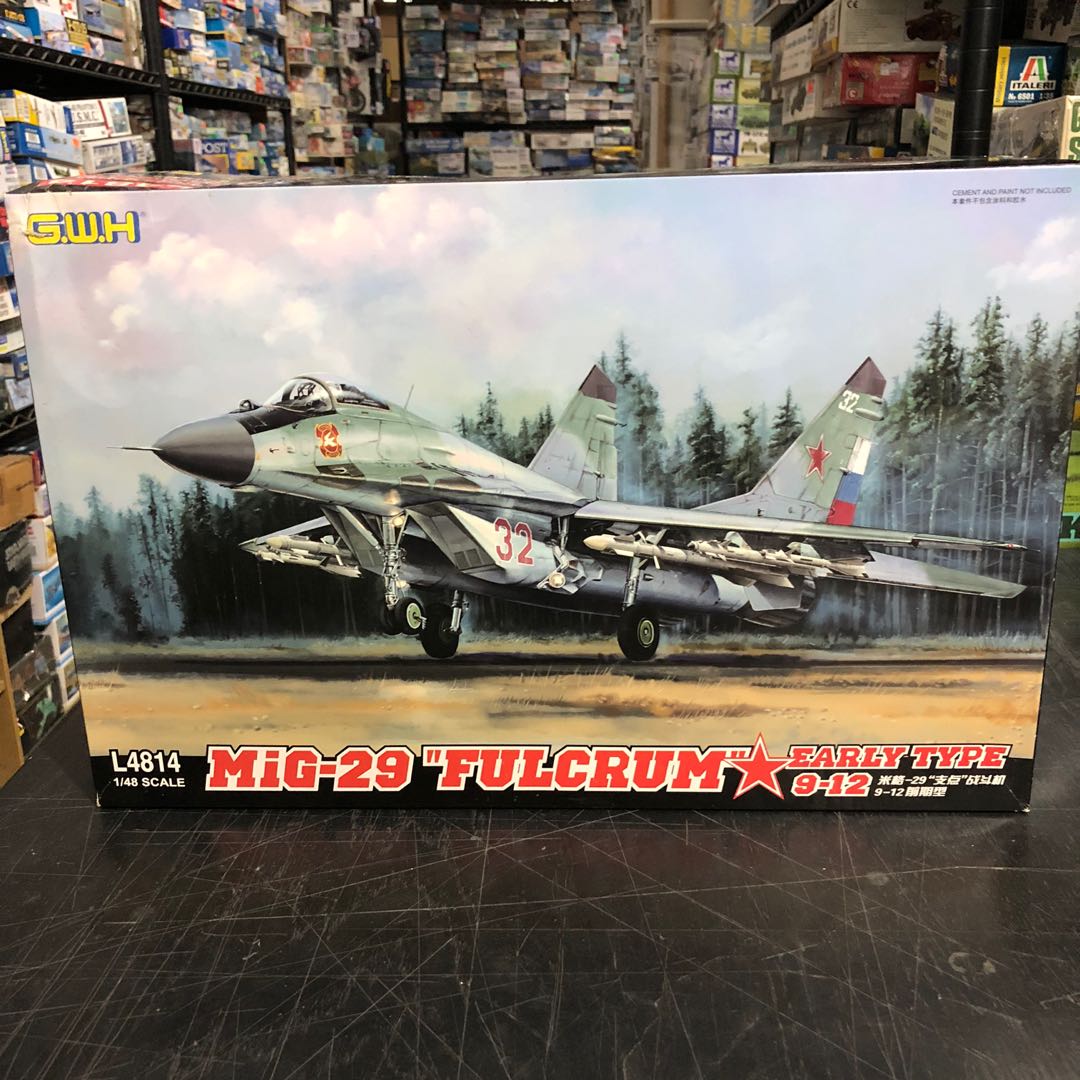 1/48 GWH Mig-29 Fulcrum Early Type Model Kit, Hobbies & Toys, Toys & Games on Carousell
