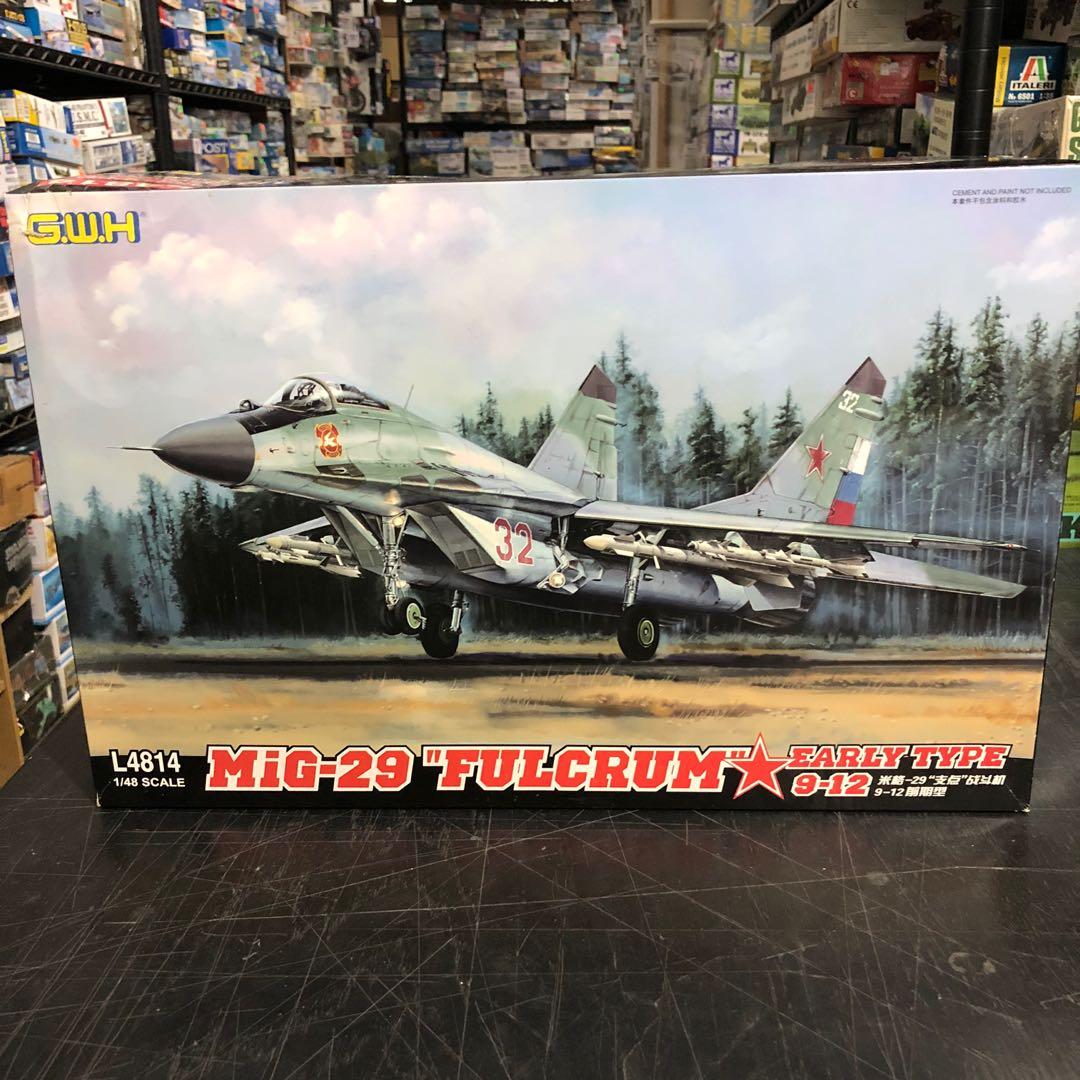 1/48 GWH Mig-29 Fulcrum Early Type Model Kit, Hobbies & Toys, Toys ...